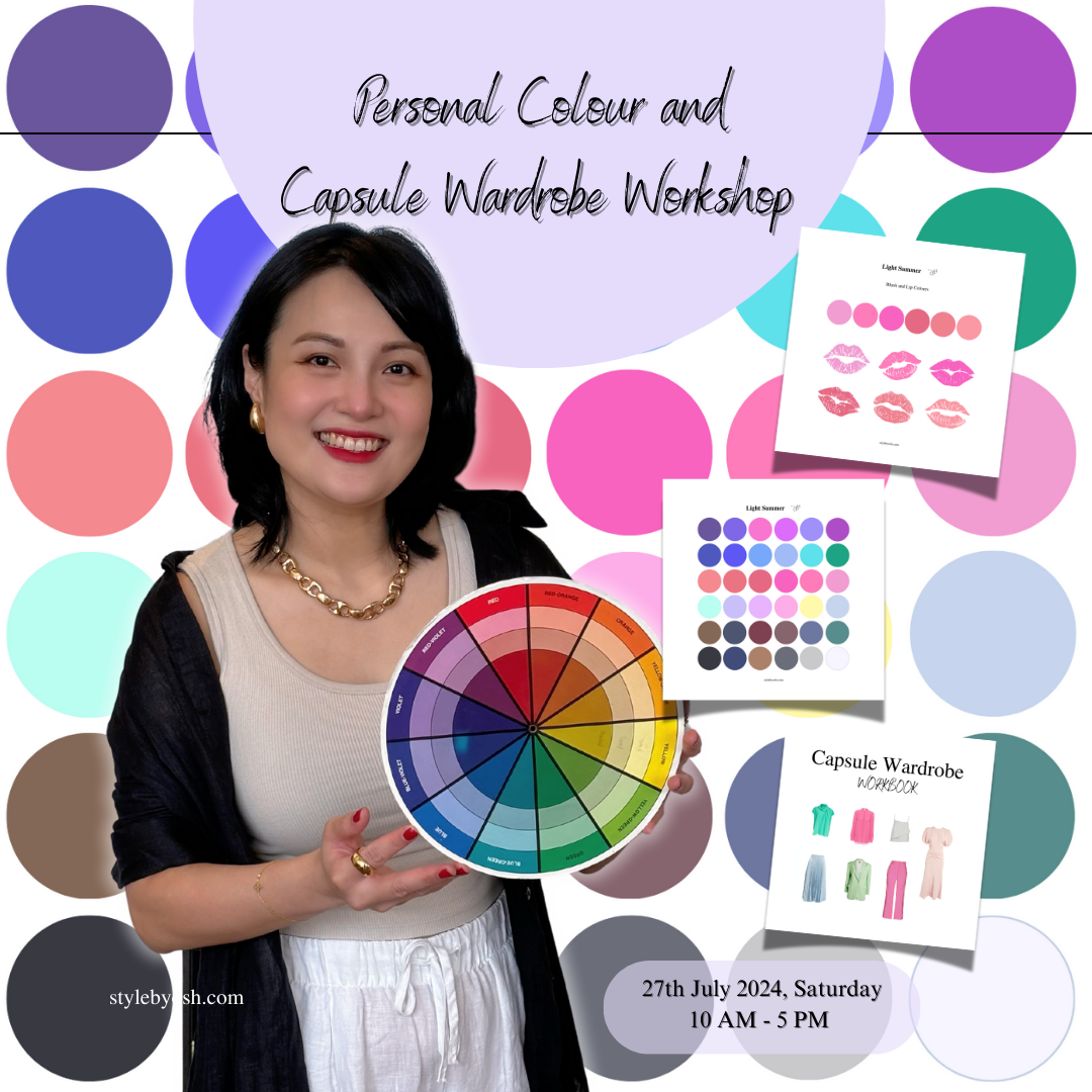 Personal Colour and Capsule Wardrobe Workshop July 2024