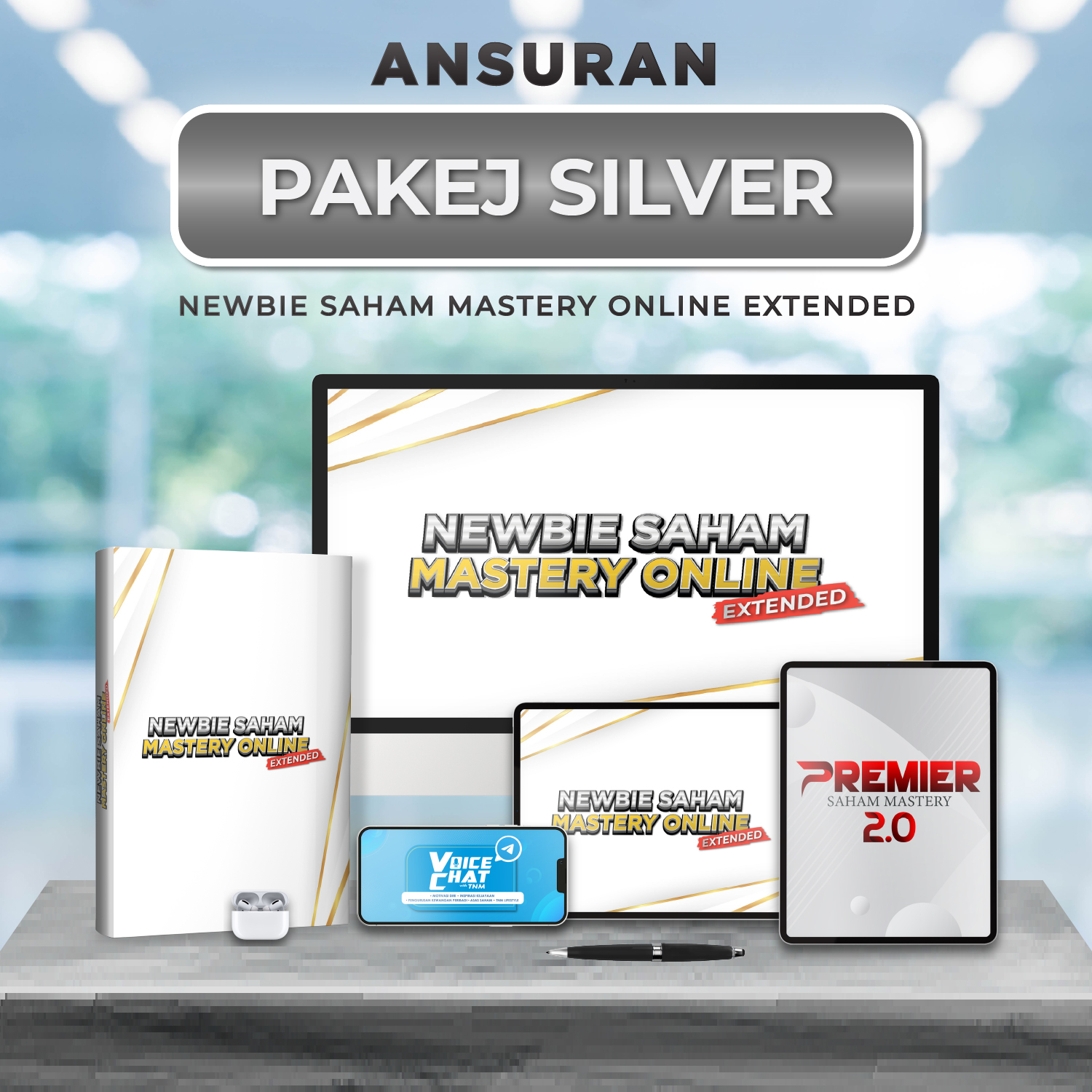 Ansuran Pakej Silver Newbie Saham Mastery Online Extended