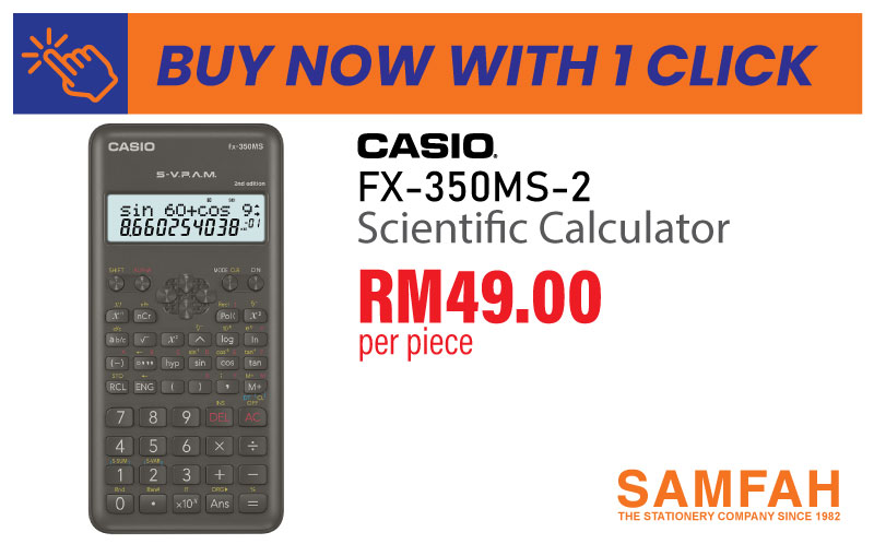 Casio FX 350MS-2 Scientific Calculator