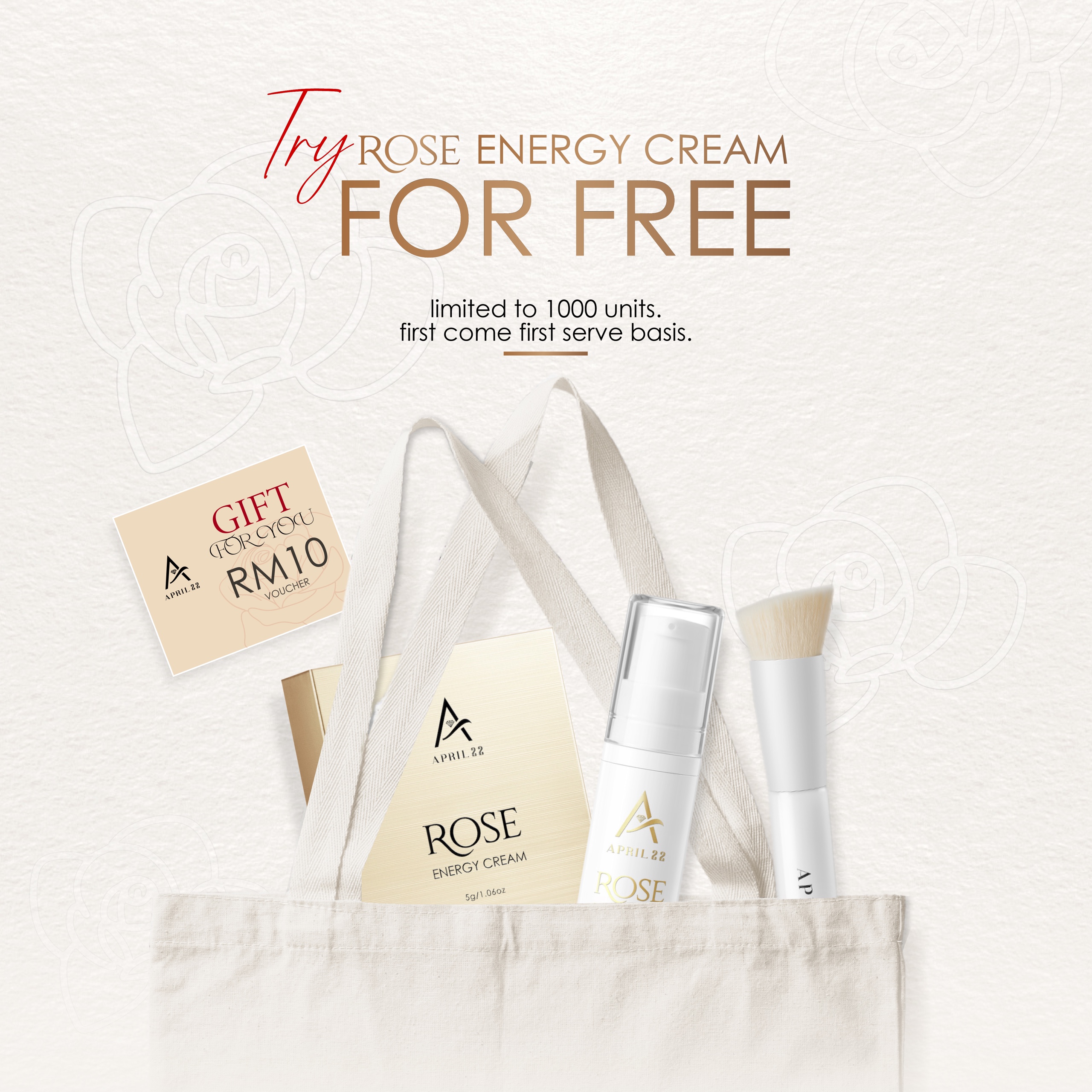 Rose Energy Cream - Trial Kit