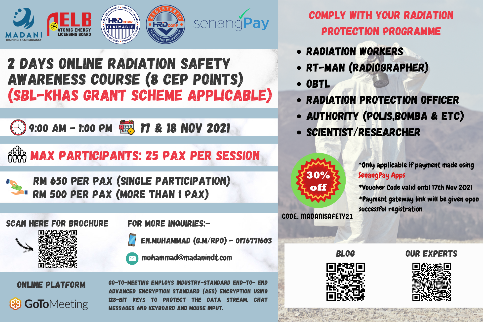 2-Days Online Radiation Safety Awareness Course for Radiation Workers_8 ...