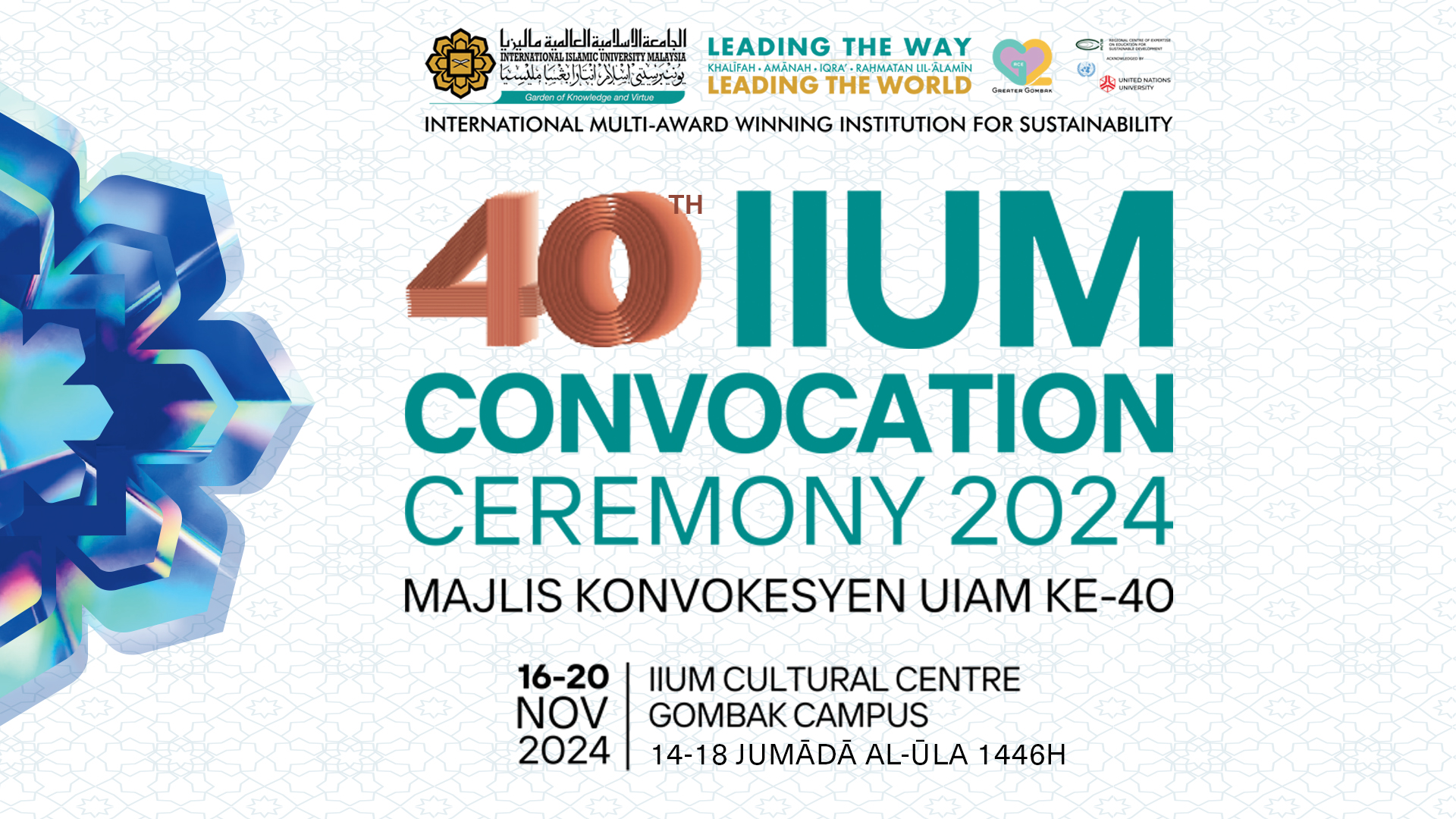 Graduation fee IIUM 40th Convocation Ceremony