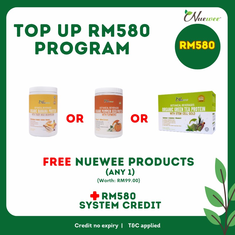 Nuewee Top Up RM580