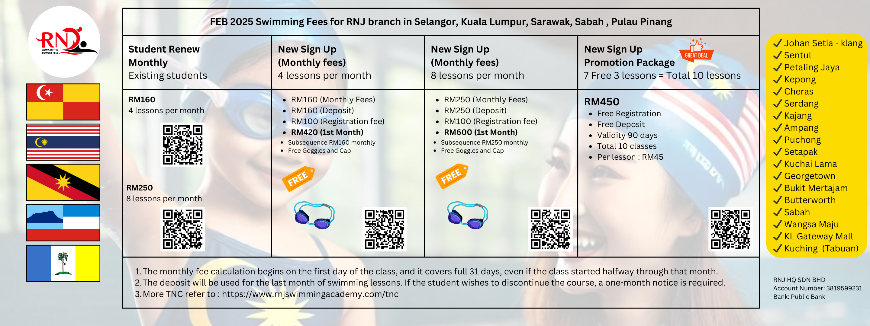 New Sign Up Promotion Package RM450 for 10 lessons Selangor Kuala ...