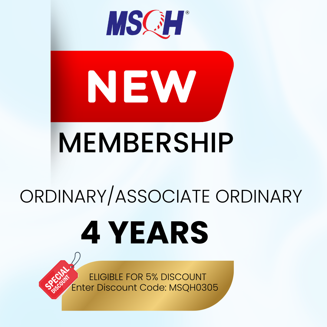 MSQH New Membership - Ordinary or Associate Ordinary